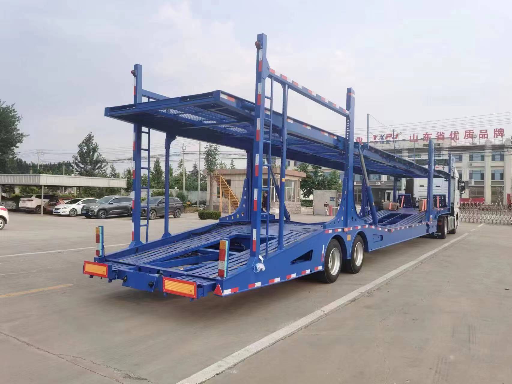 Car Transport Trailer China European Mixed Version – Shanghai Trailer