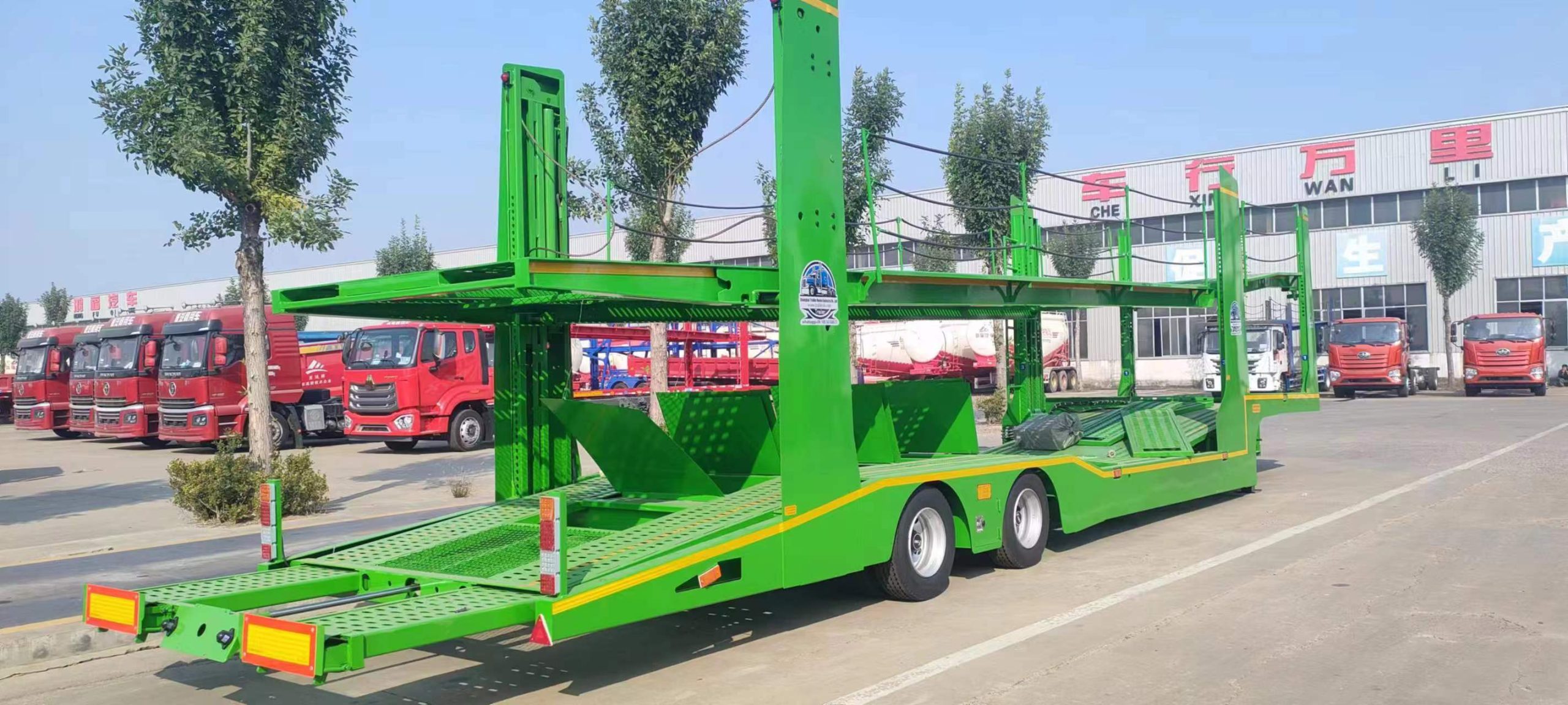 8-Position 2-Axle Auto Transport Trailer – Shanghai Trailer